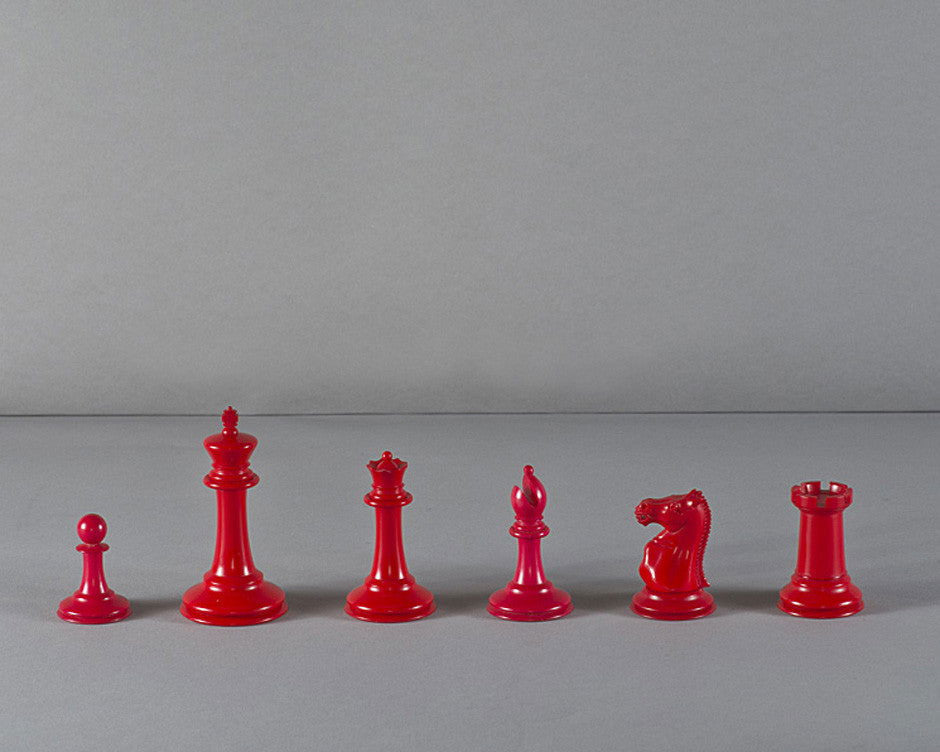 A Jaques Ivory Chess Set and Green Trolley Car I Luke Honey Ltd I ...