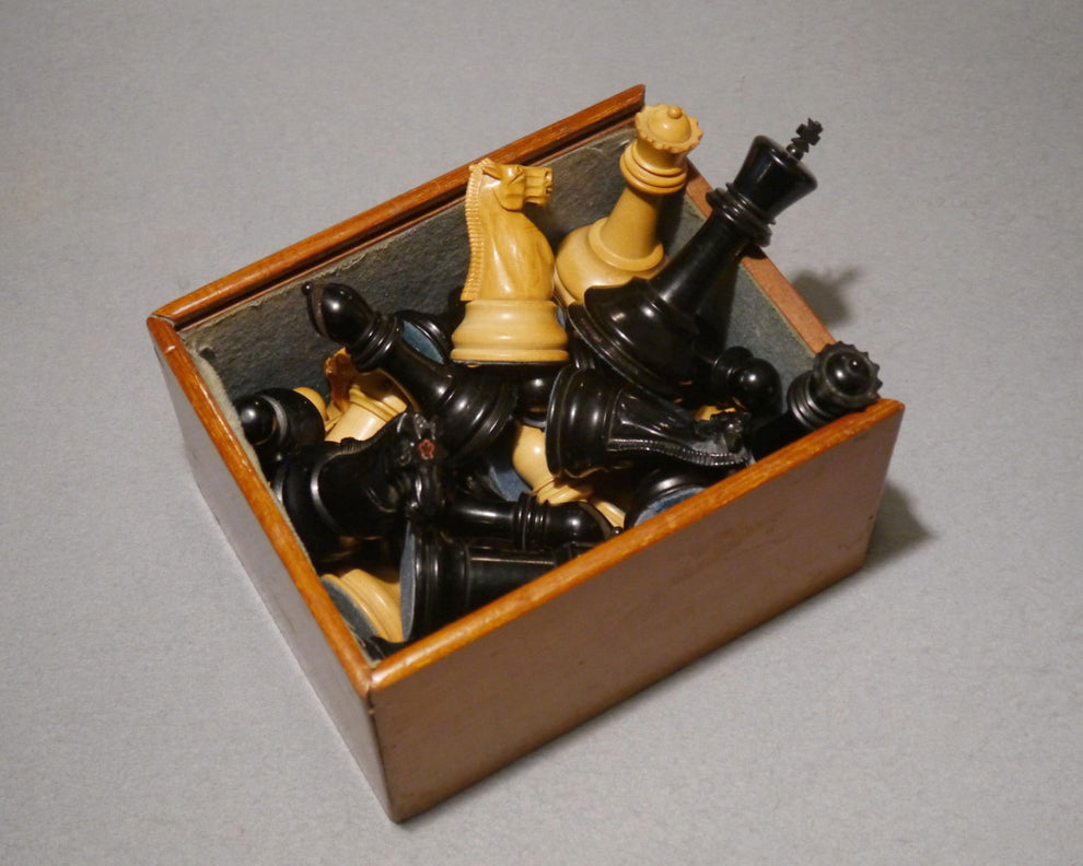 A Jaques Staunton Chess Set, circa 1925 I Luke Honey Ltd I Antique ...
