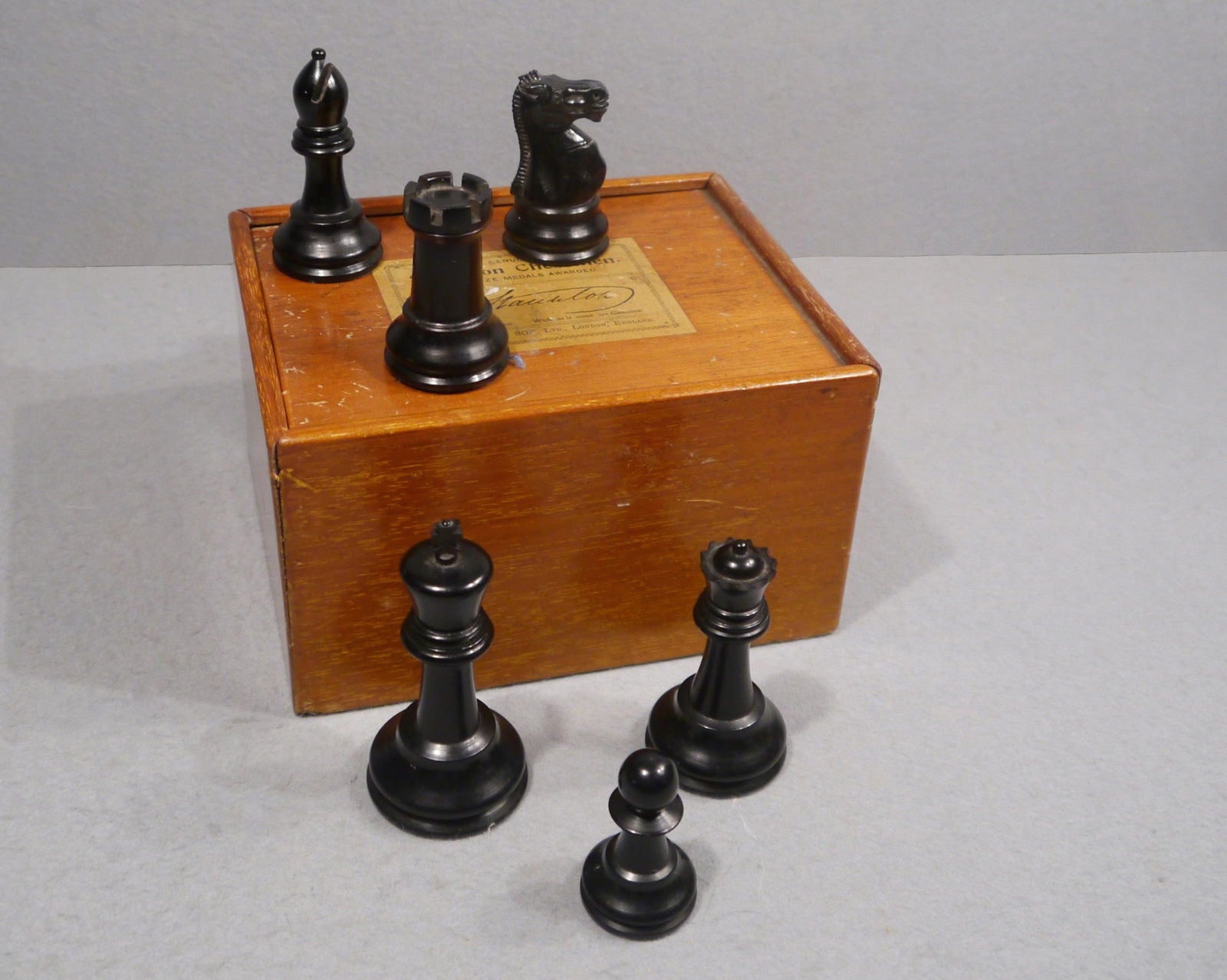 A Jaques Staunton Chess Set, circa 1925 I Luke Honey Ltd I Antique ...