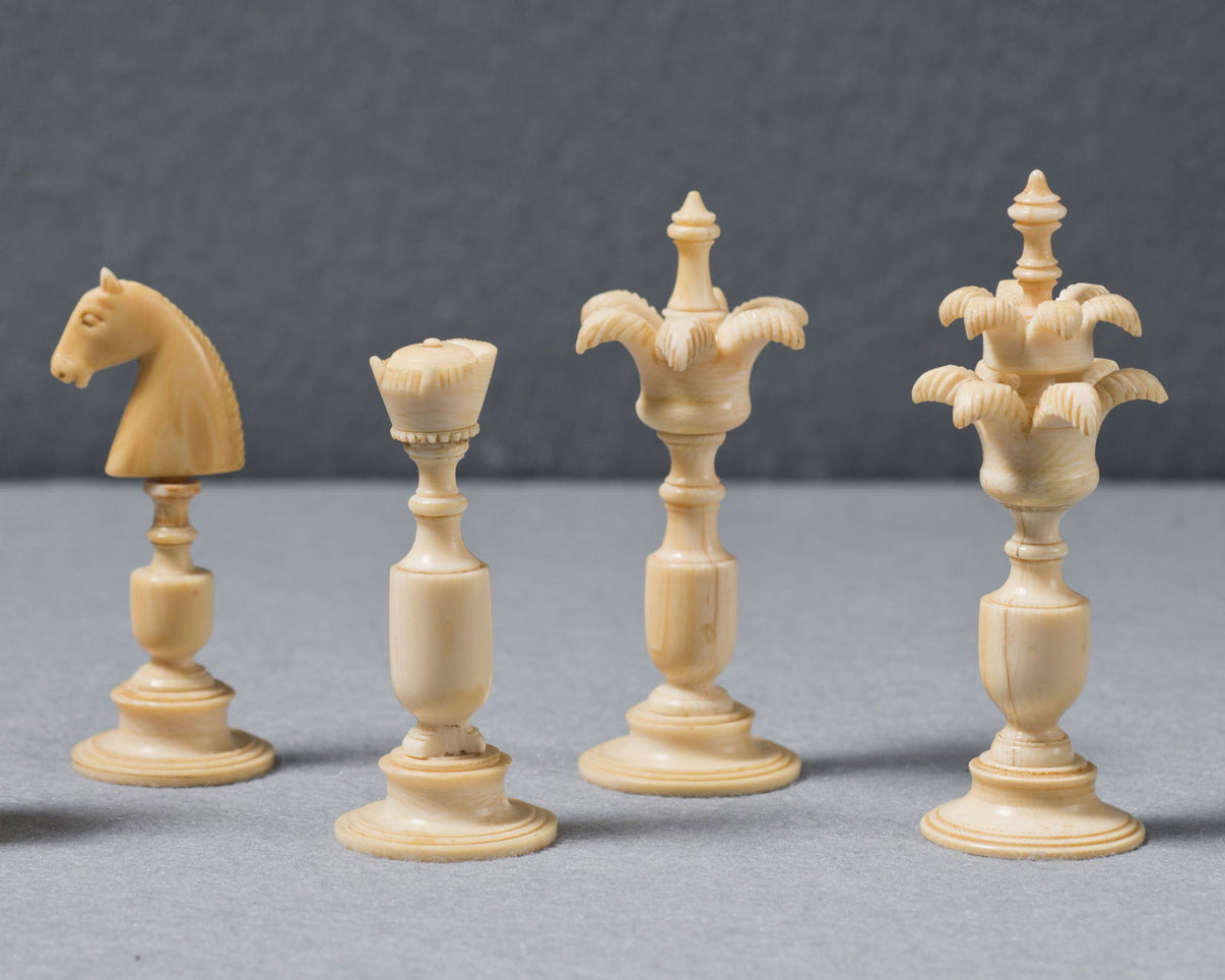 An Unusual German Chess Set, 18th century – Luke Honey | Antiques ...