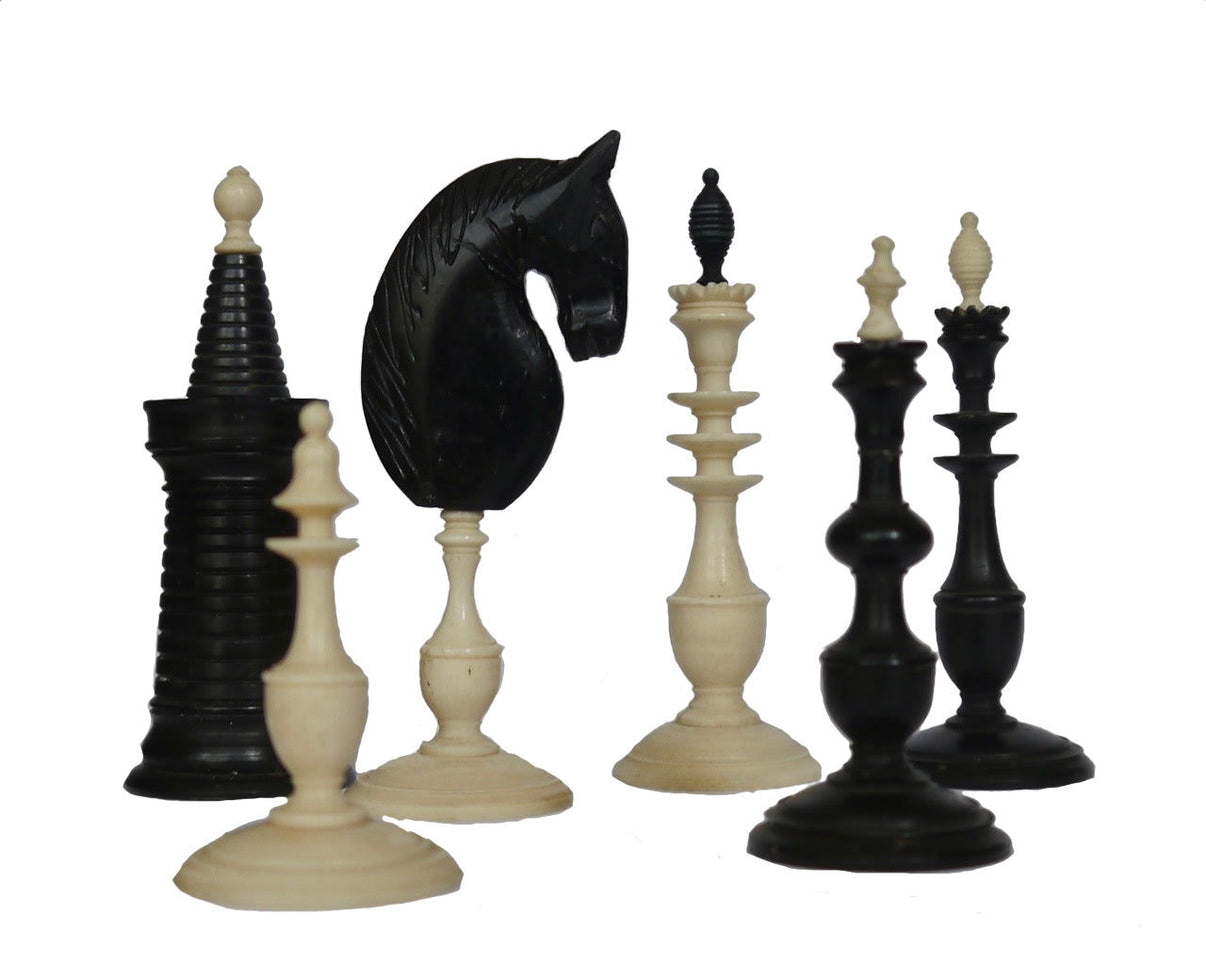 Antique Danish Bone Chess Set, circa 1800 – Luke Honey | Antiques ...