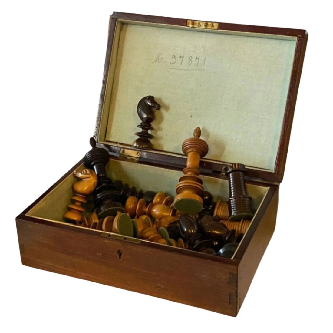 Antique Rosewood Chess Set, 19th Century – Luke Honey | Antiques, Chess ...