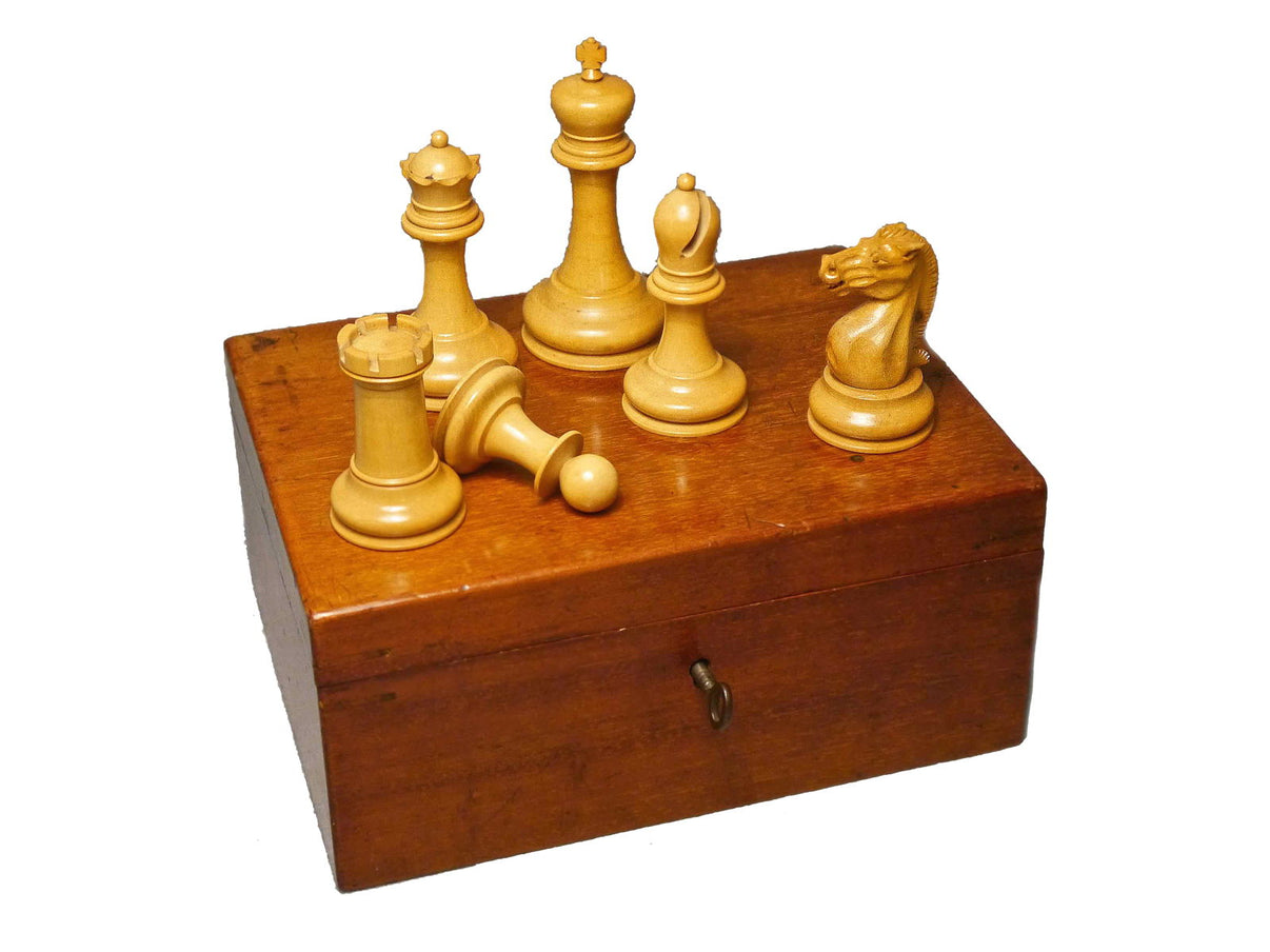 Antique Staunton Chess Set, Late 19th Century – Luke Honey | Antiques ...