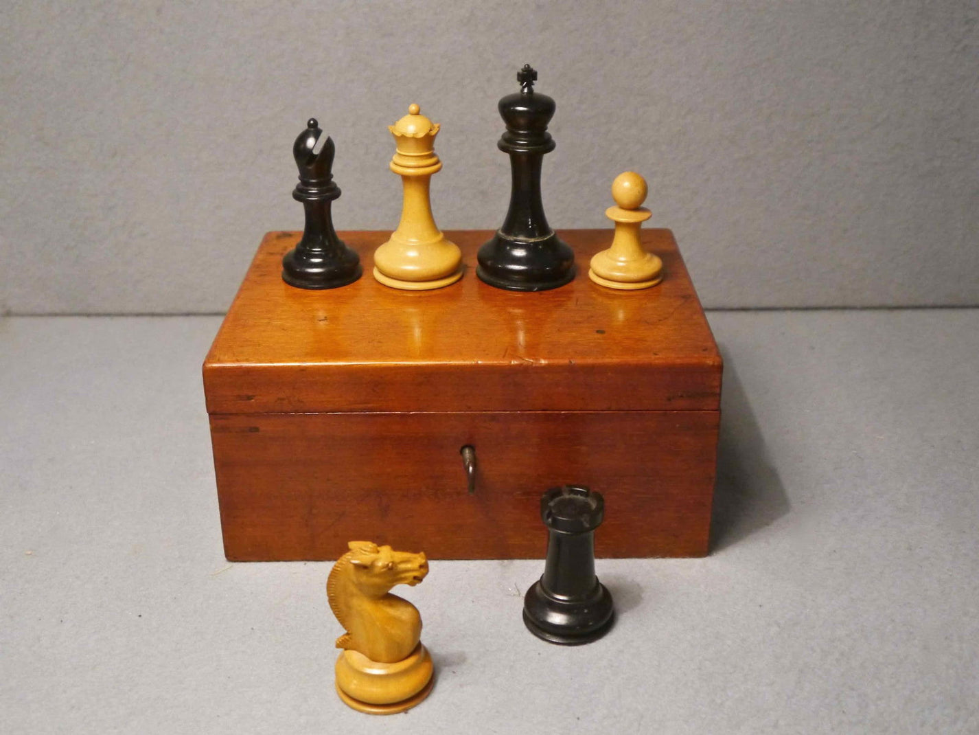 Antique Staunton Chess Set, Late 19th Century – Luke Honey | Antiques ...