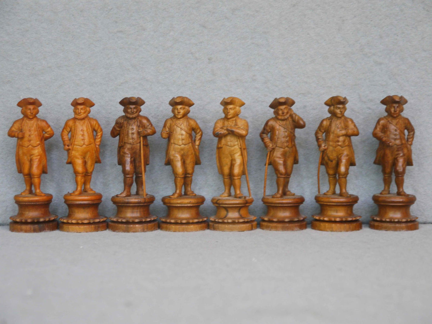 Charlemagne Chess Set, Swiss, 19th century – Luke Honey | Antiques ...