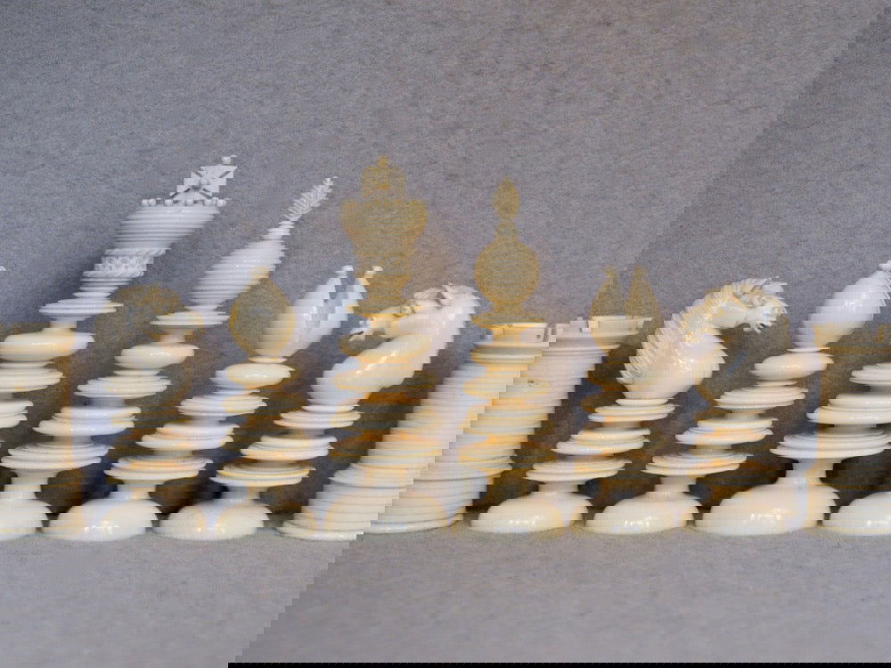 Dorothy Calvert Chess Set, circa 1820-30 – Luke Honey | Antiques, Chess ...