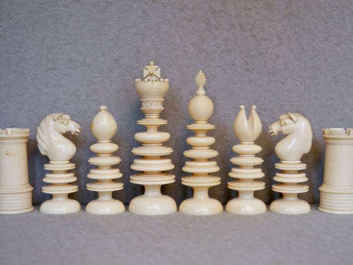 Dorothy Calvert Chess Set, circa 1820-30 – Luke Honey | Antiques, Chess ...