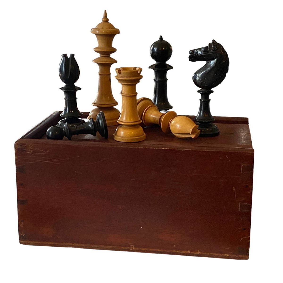 Edinburgh Upright Chess Set, 19th Century – Luke Honey | Antiques, Chess, Backgammon & Games