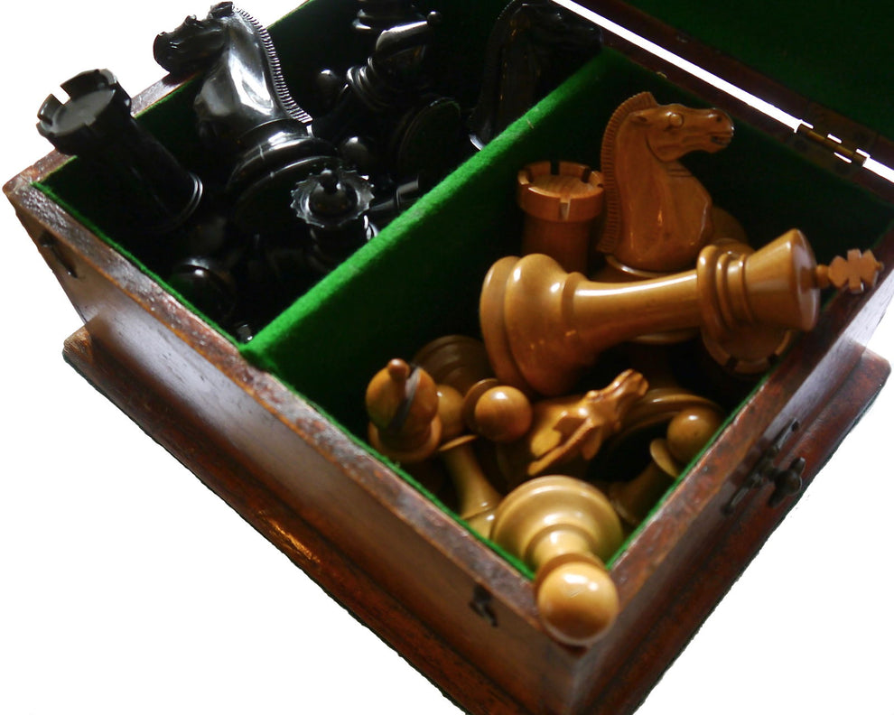 Fine Antique Staunton Chess Set, Large Size - Luke Honey Ltd I Antiques ...