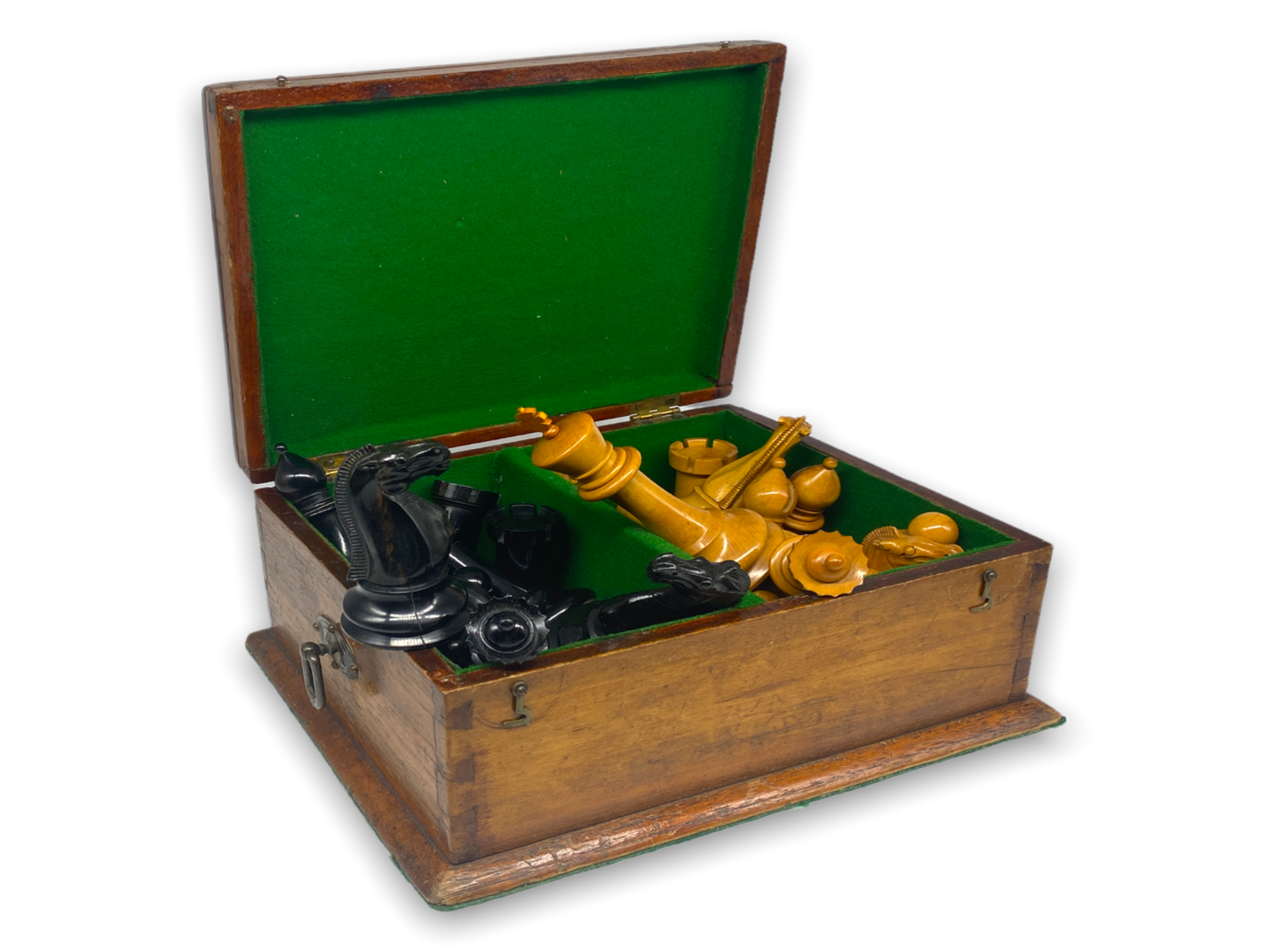 Fine Antique Staunton Chess Set, Large Size - Luke Honey Ltd I Antiques ...