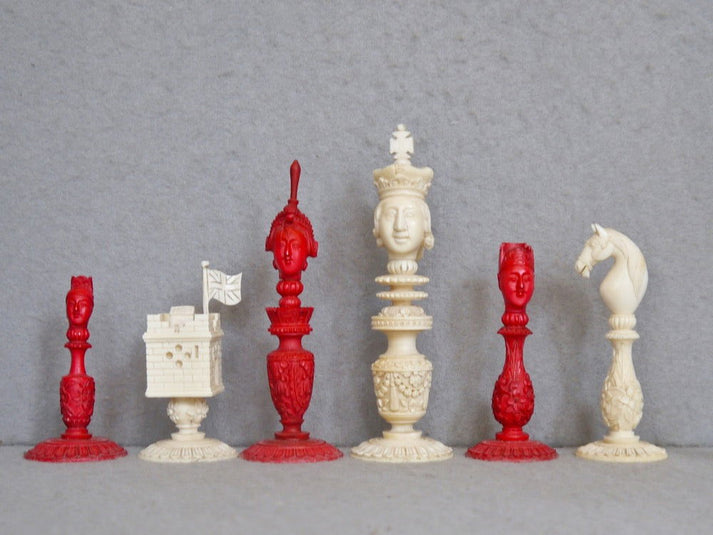 Fine Macao Export Chess Set, circa 1810 – Luke Honey | Antiques, Chess ...