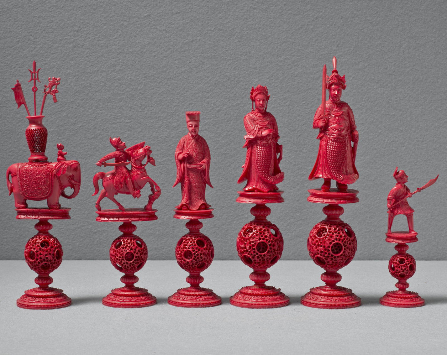 Large Canton King George Chess Set, circa 1820 – Luke Honey | Antiques ...